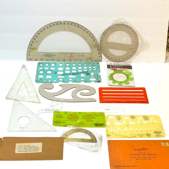 Keuffer & Essen K&E | Office | Huge Lot Templates For Quilting Drawing ...